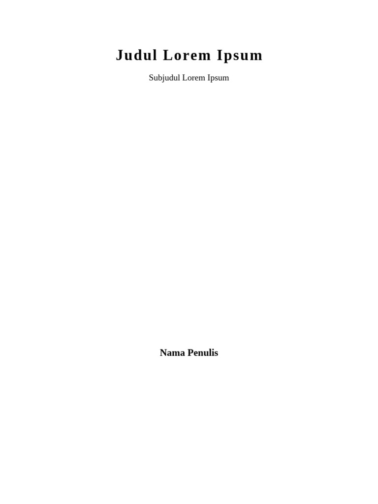 Panduan Lengkap Tentang Lorem Ipsum | PDF