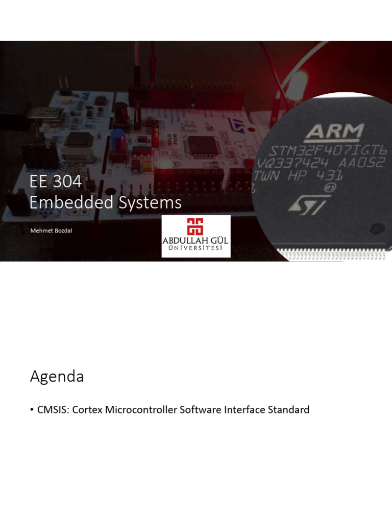 w5 Cmsis | PDF | Embedded System | Microcontroller