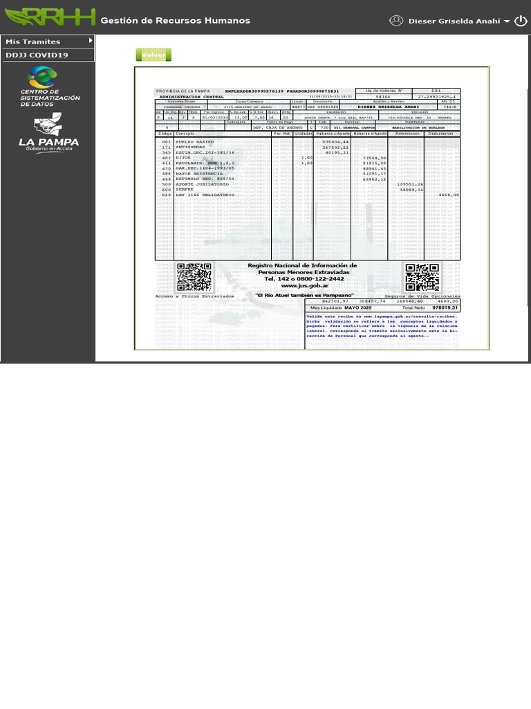 Impresion Recibo | PDF