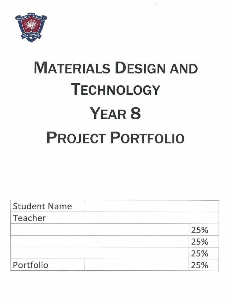 Y8 Portfolio | PDF