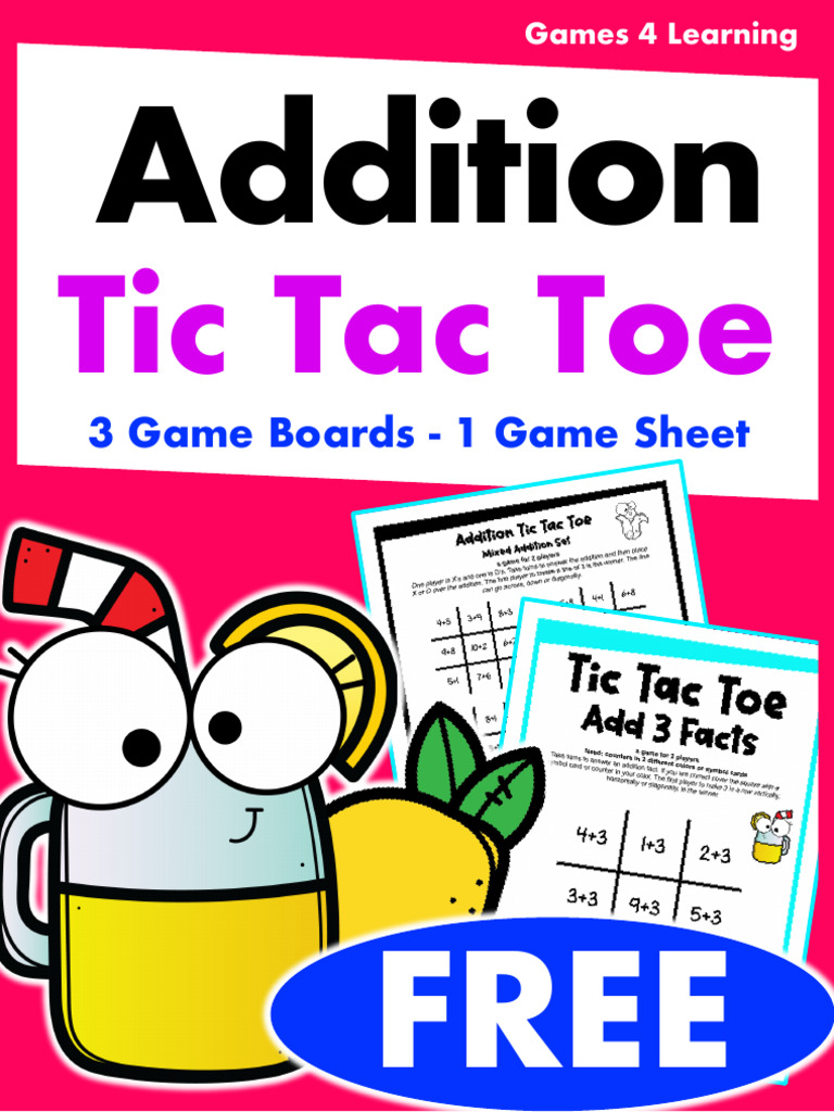 Addition: Tic Tac Toe | PDF