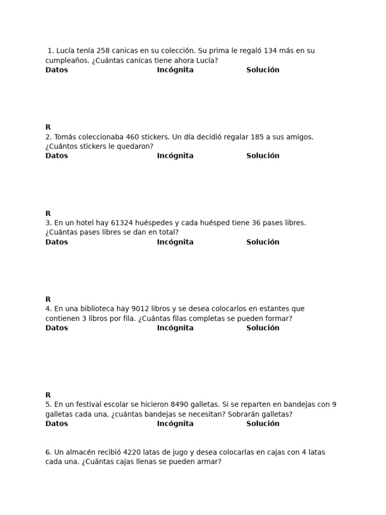 Matemáticas 5to Grado | PDF