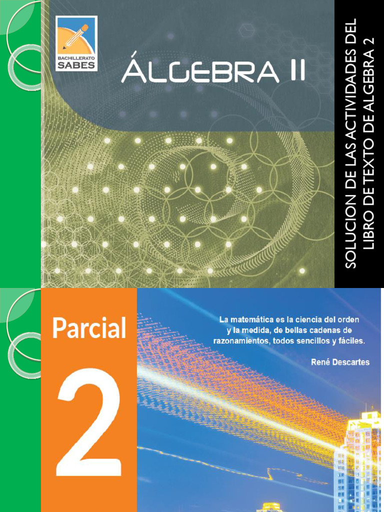 Actividades Algebra II Bloque 2 Preguntas y Ejercccios 20234 Contestado ...