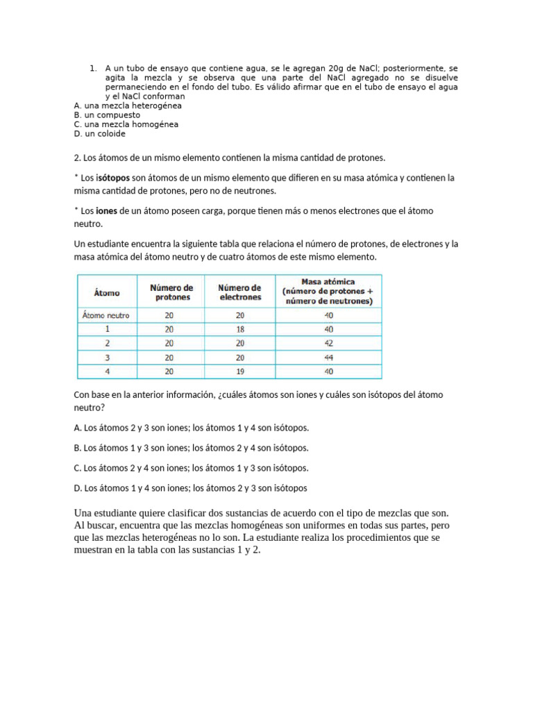 A Un Tubo de Ensayo Que Contiene Agua | PDF