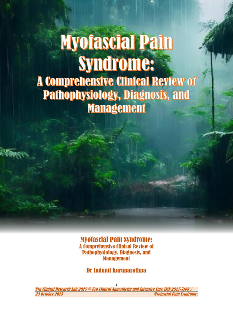 Myofascial Pain Syndrome Review 2025 | PDF | Myofascial Trigger Point | Fibromyalgia