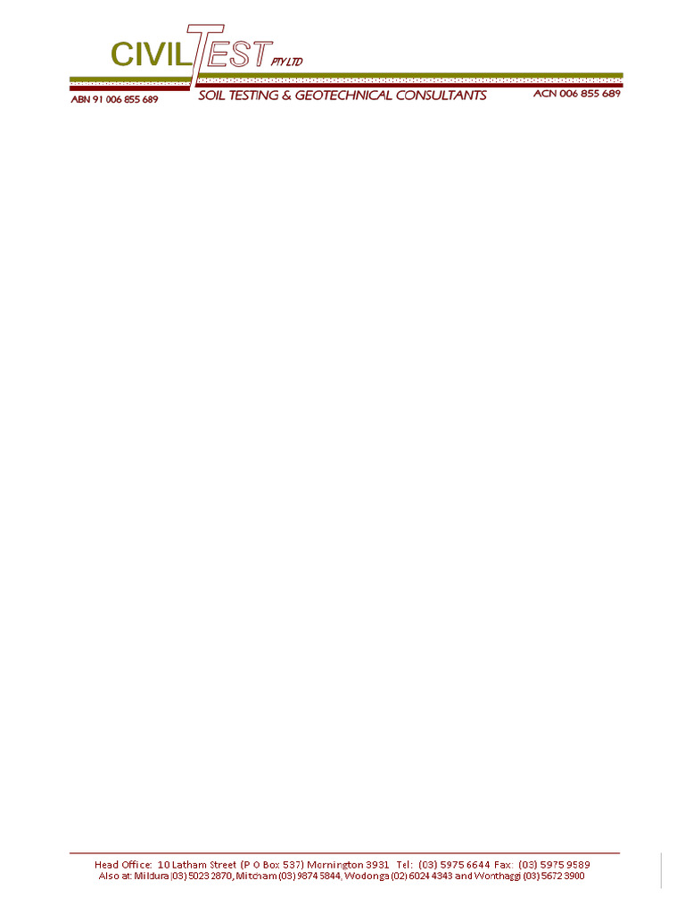 Geotech Report | PDF | Foundation (Engineering) | Geotechnical Engineering