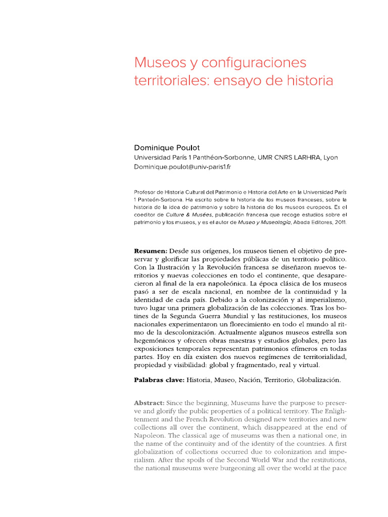 POULOT Museos - Es | PDF