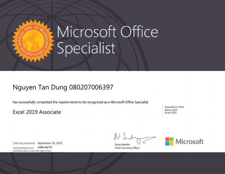 Excel 2019 Associate | PDF