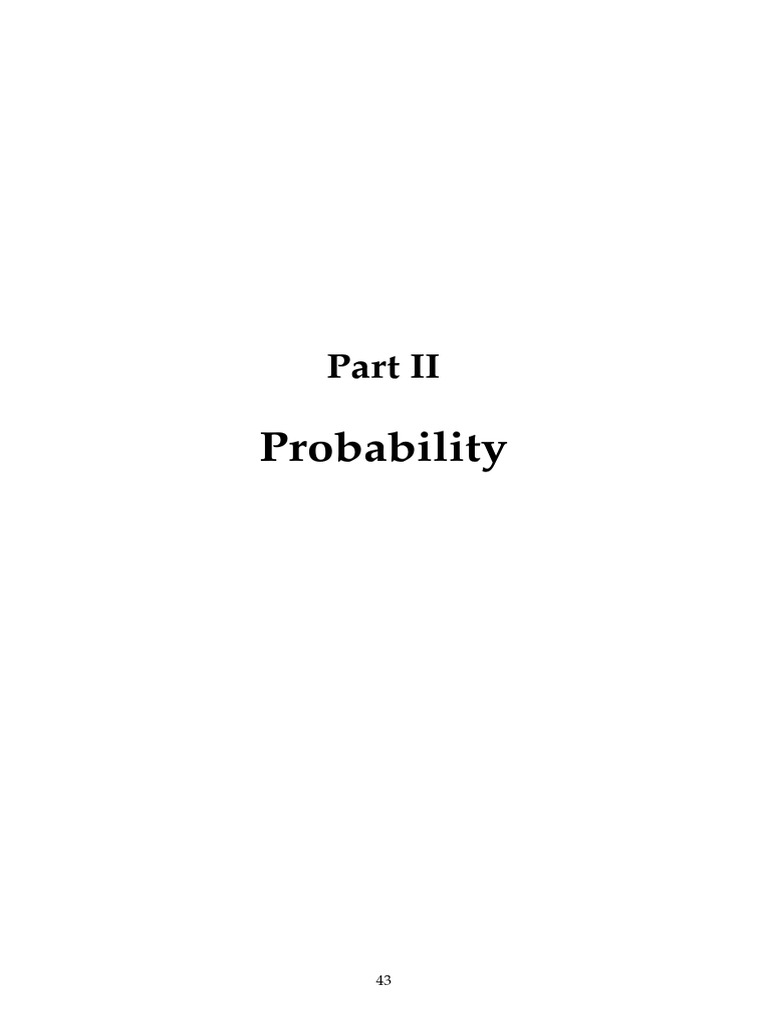 Probability Theory | PDF | Probability Distribution | Statistics