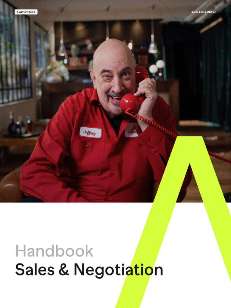 Handbook Sales - Negotiation | PDF | Sales | Risk