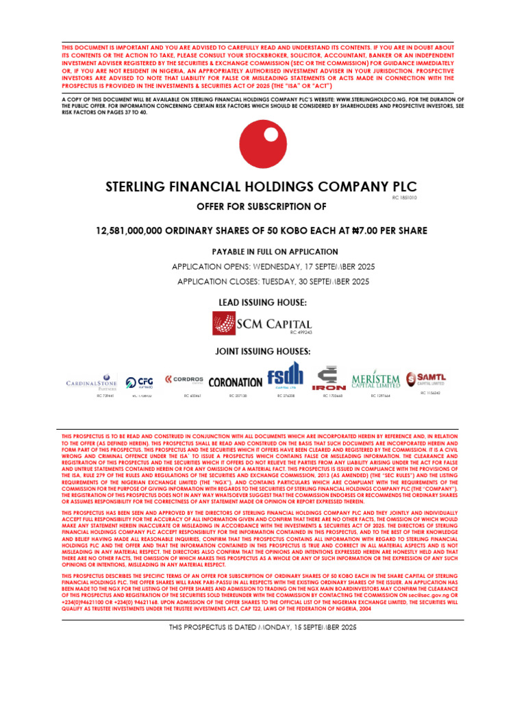 Prospectus 1 | PDF | Securities (Finance) | Download