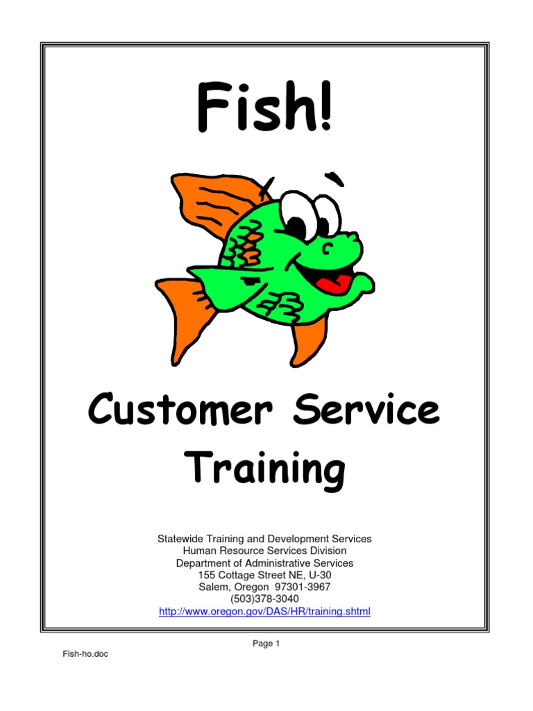 Fish!: Customer Service Training | PDF | Brainstorming | Employment
