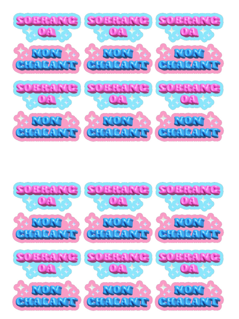 Sticker Batch 1 | PDF