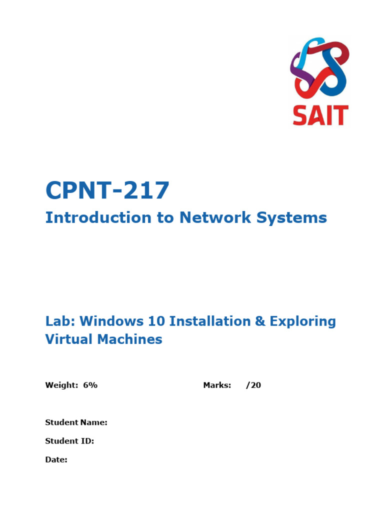 Lab 5 - Virtualization I v1.5 | PDF | Microsoft Windows | Virtual Machine