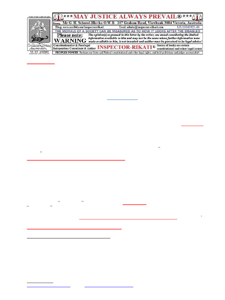 20251023-Mr G. H. Schorel-Hlavka O.W.B. to Commonwealth Ombudsman ...