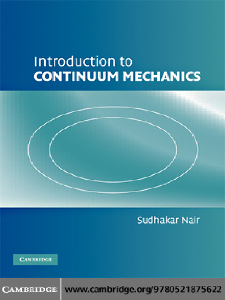 Introduction to Continuum Mechanics | PDF | Elasticity (Physics ...