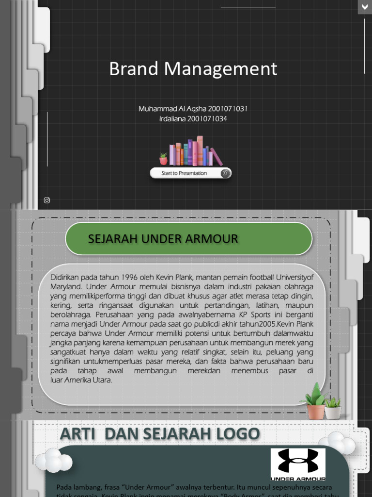 Kelompok 9_Tugas Brand Management_Logo Under Armour (1) | PDF