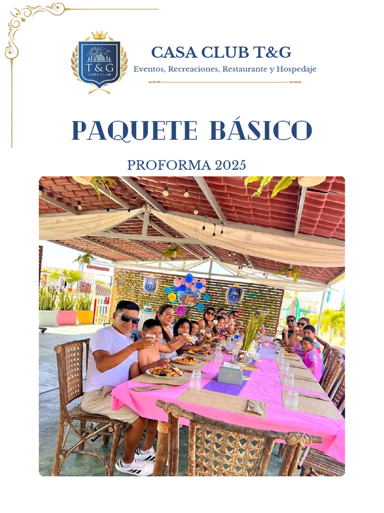 Proforma Casa Club T&G 2025 | PDF | Cocina de las Americas | Cocina ...