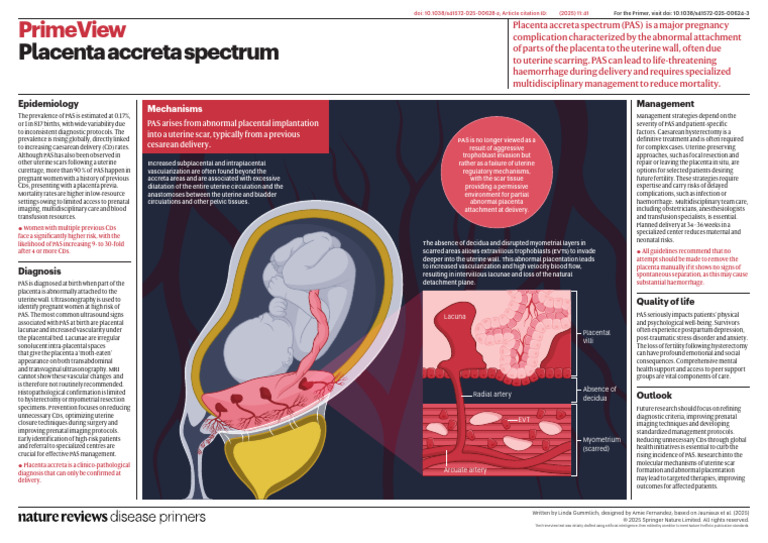 Understanding Placenta Accreta Spectrum | PDF | Medical Specialties ...