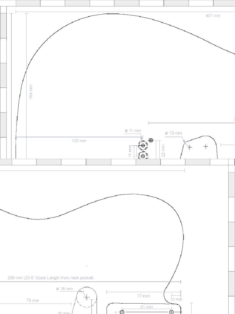 Telecaster Template Body Only | PDF