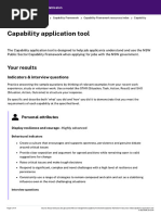 NSW Capability Application Tool Guide | PDF | Governance | Procurement