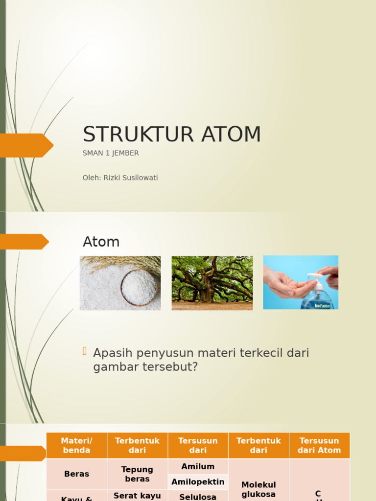 1 Struktur Atom | PDF