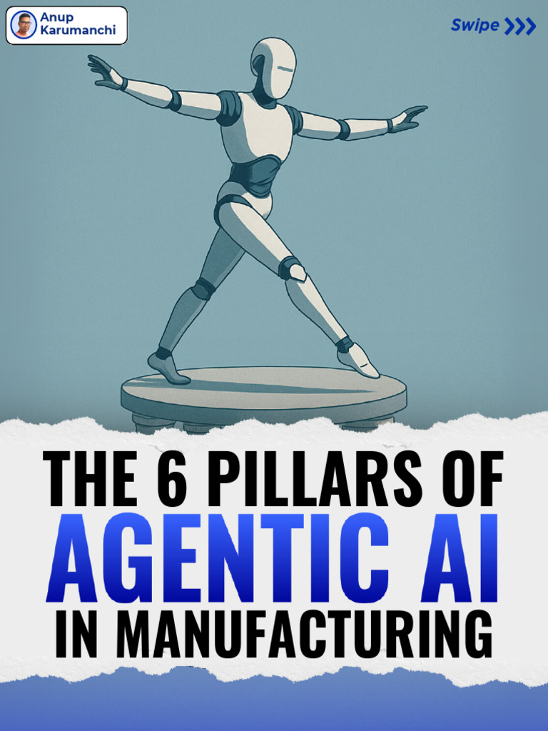 The 6 Pillars of Agentic AI in Manufacturing | PDF