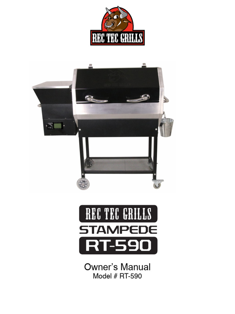 REC TEC STAMPEDE RT-590 Owner's Manual | PDF | Barbecue Grill | Turkey Meat