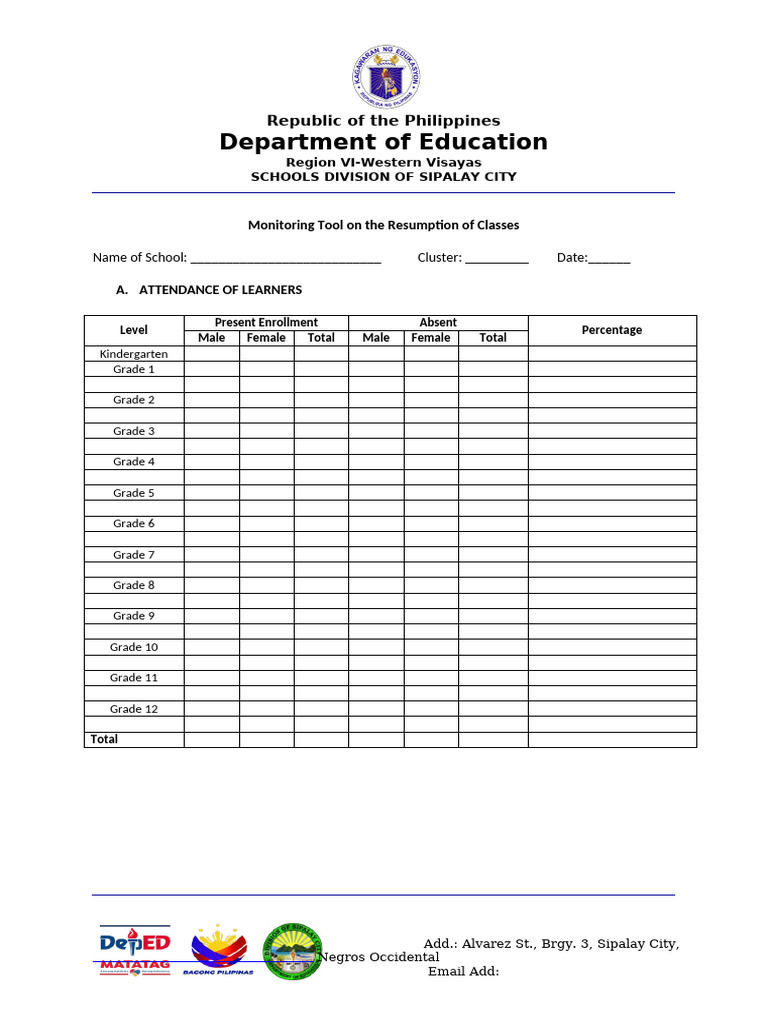 Monitoring Tool for Class Resumption | PDF