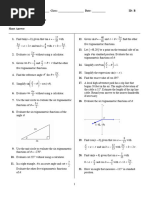 Triangle Method: Exact Value Solutions | PDF | Trigonometric Functions ...