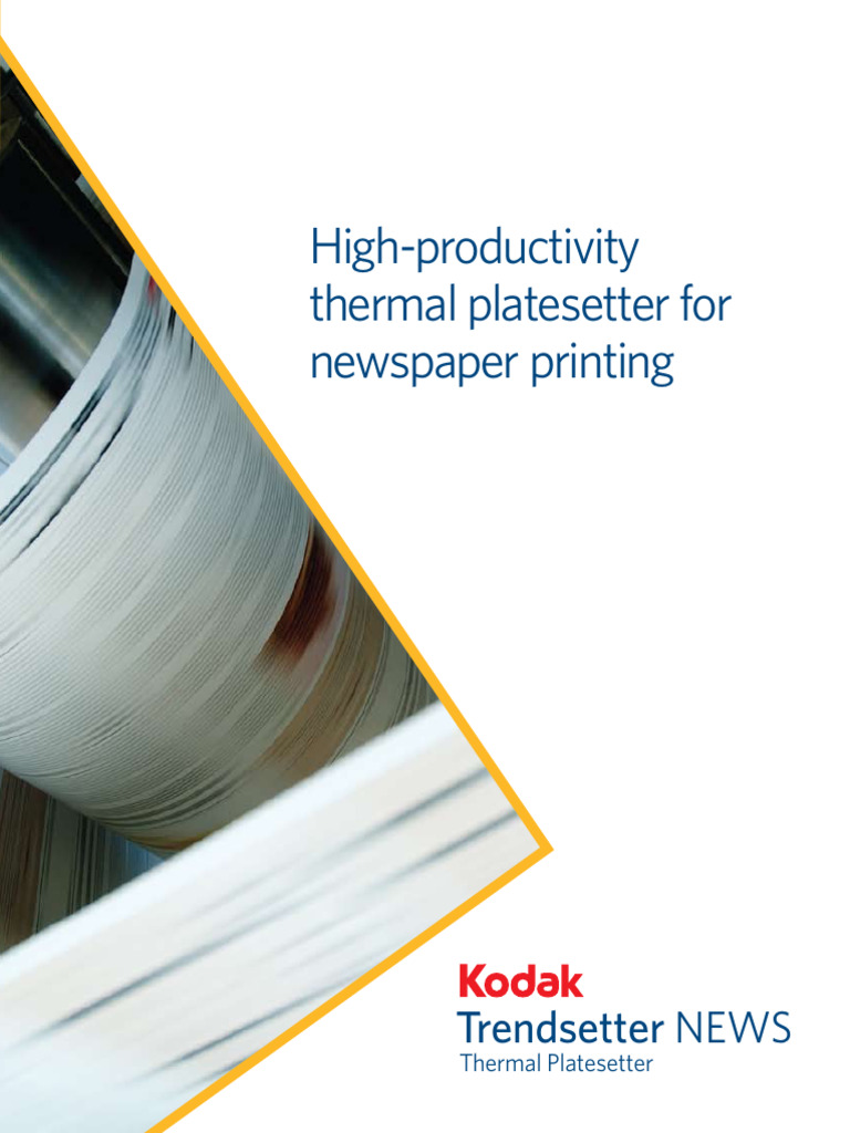High-Performance Thermal Platesetter | PDF