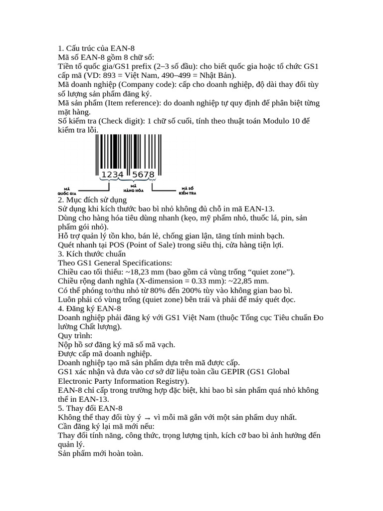 Ean 8 | PDF