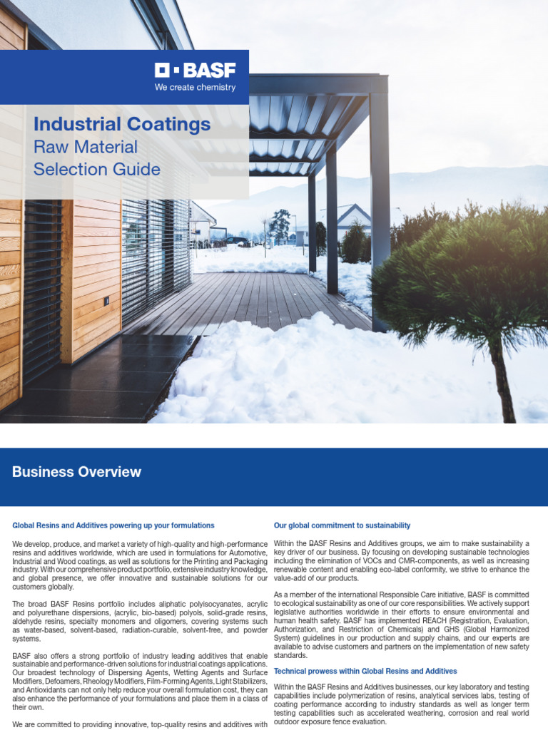 Acronal 6323: Industrial Coatings Guide | PDF | Polymer Chemistry ...