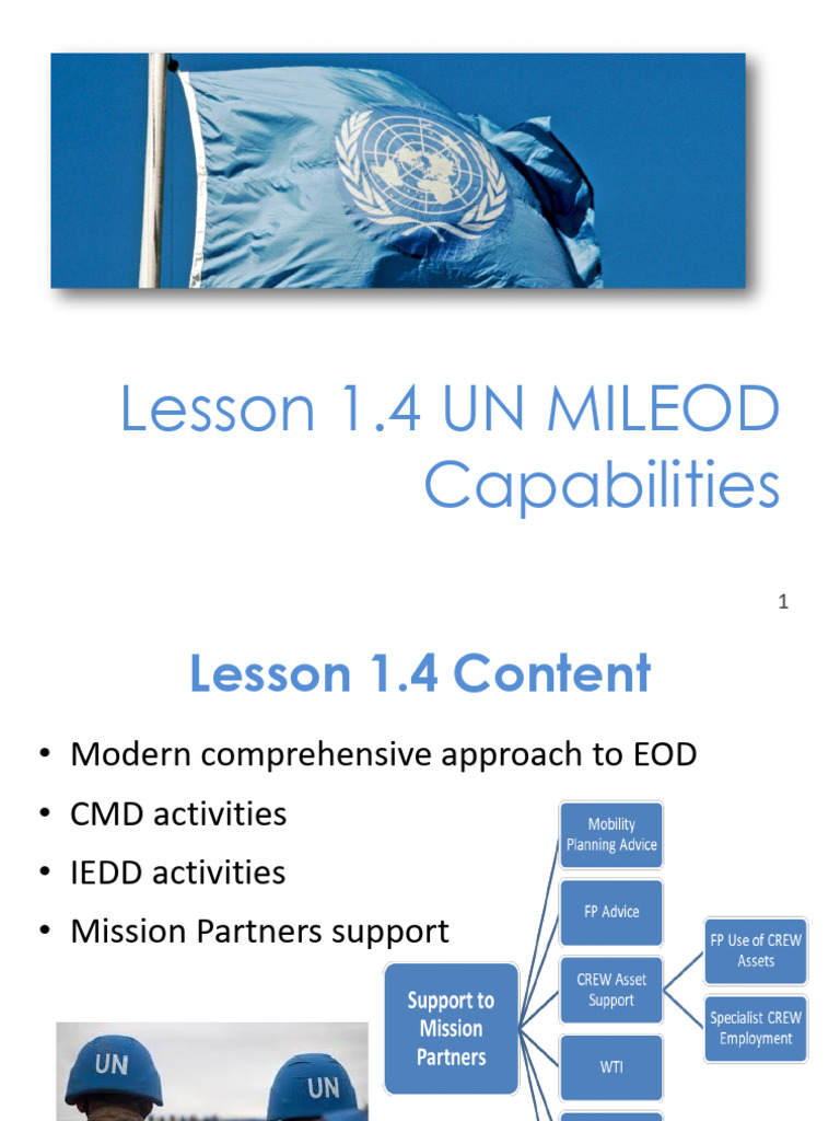 EOD Operations: CMD and IEDD Overview | PDF | Bomb Disposal ...