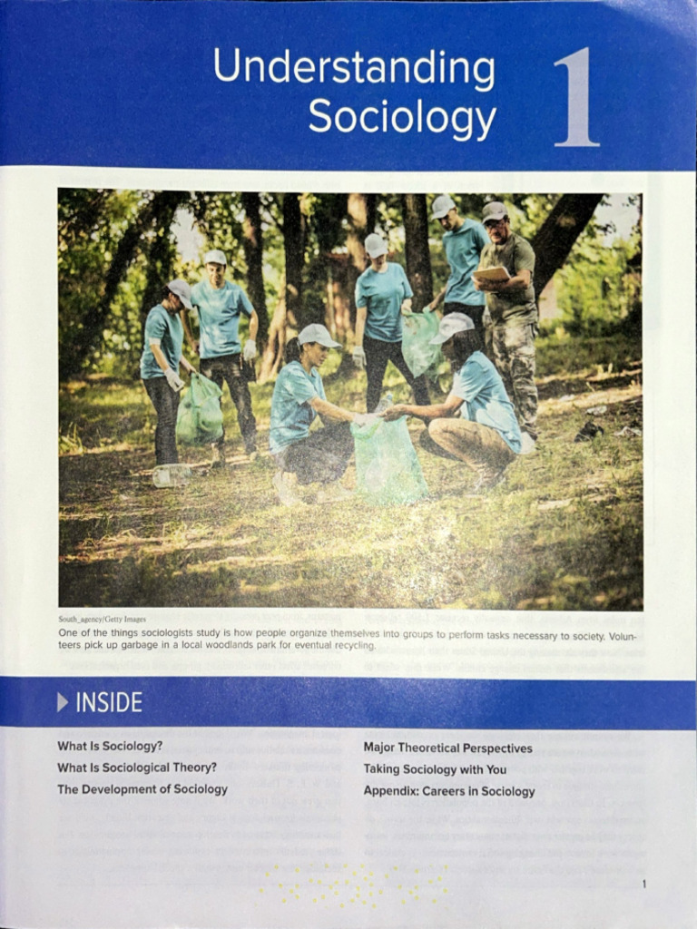 Sociology Ch 1 | PDF