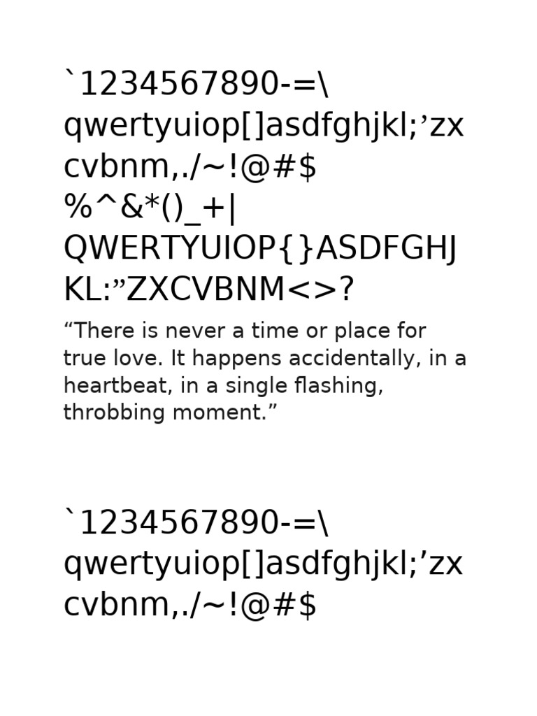 Astro Symbols and Keyboard Patterns | PDF