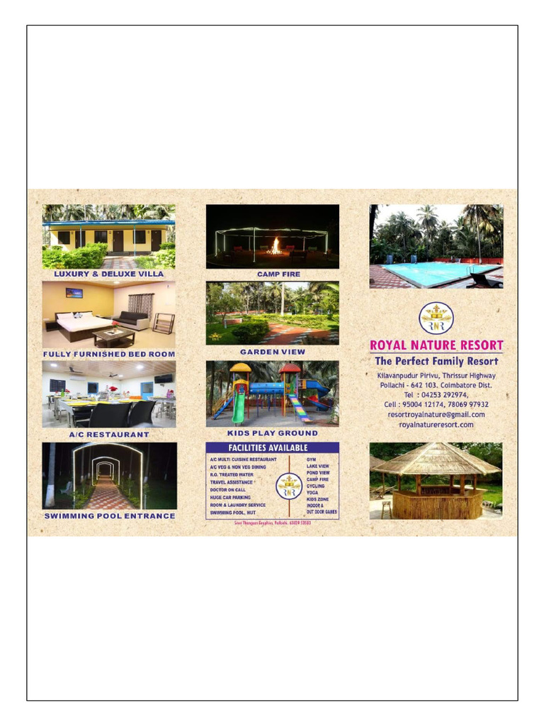 Royal Nature Resort - New | PDF