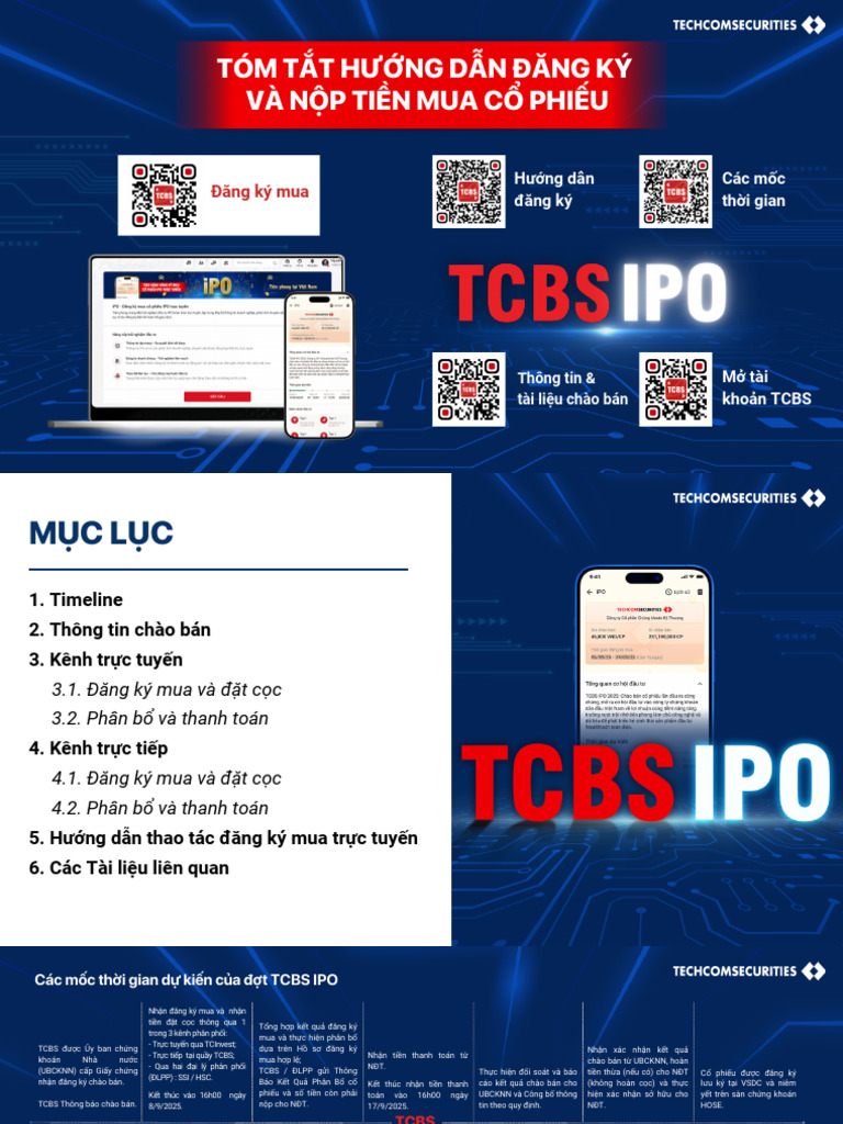 TCBS IPO Huong Dan Dang Ky | PDF