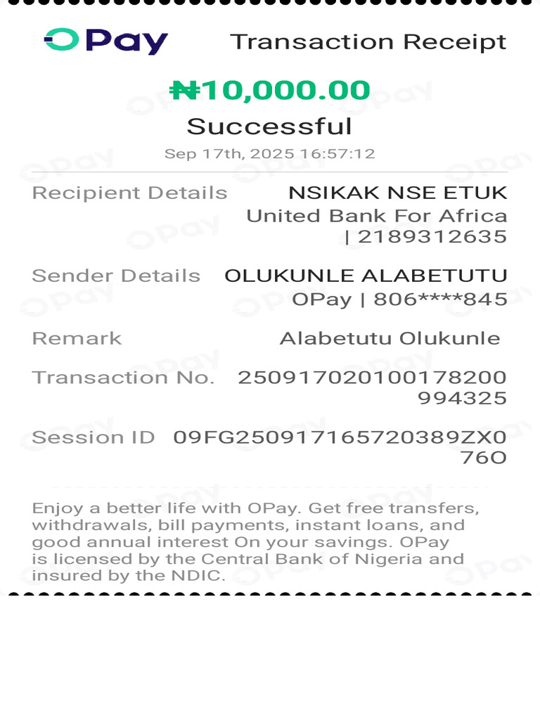 Transaction Receipt-250917020100178200994325 | PDF
