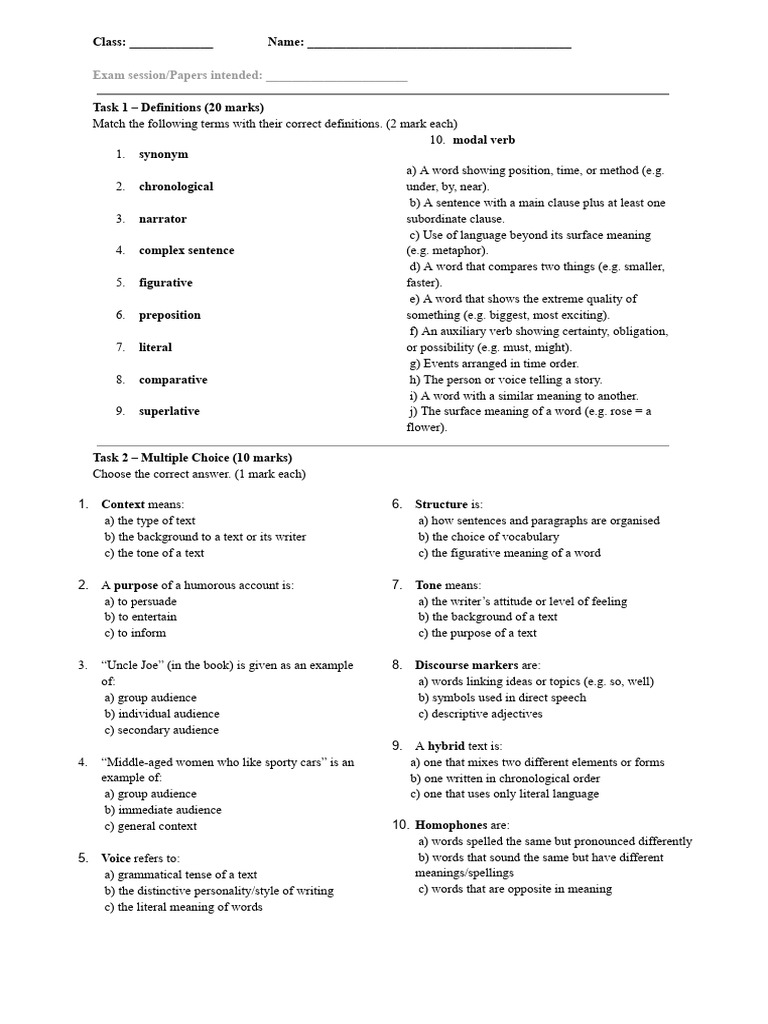 H4 Section 1 Key Terms TEST | PDF | Linguistics | Languages