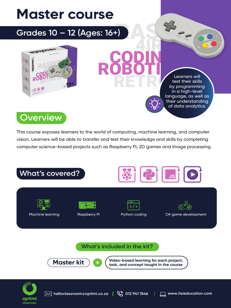 Raspberry Pi Coding & Robotics Course | PDF