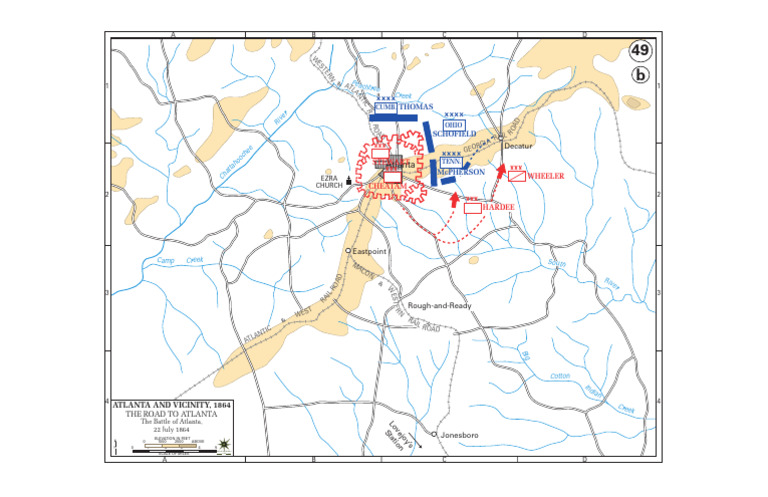 The Battle of Atlanta, 22 July 1864 | PDF | Conflicts | Battles