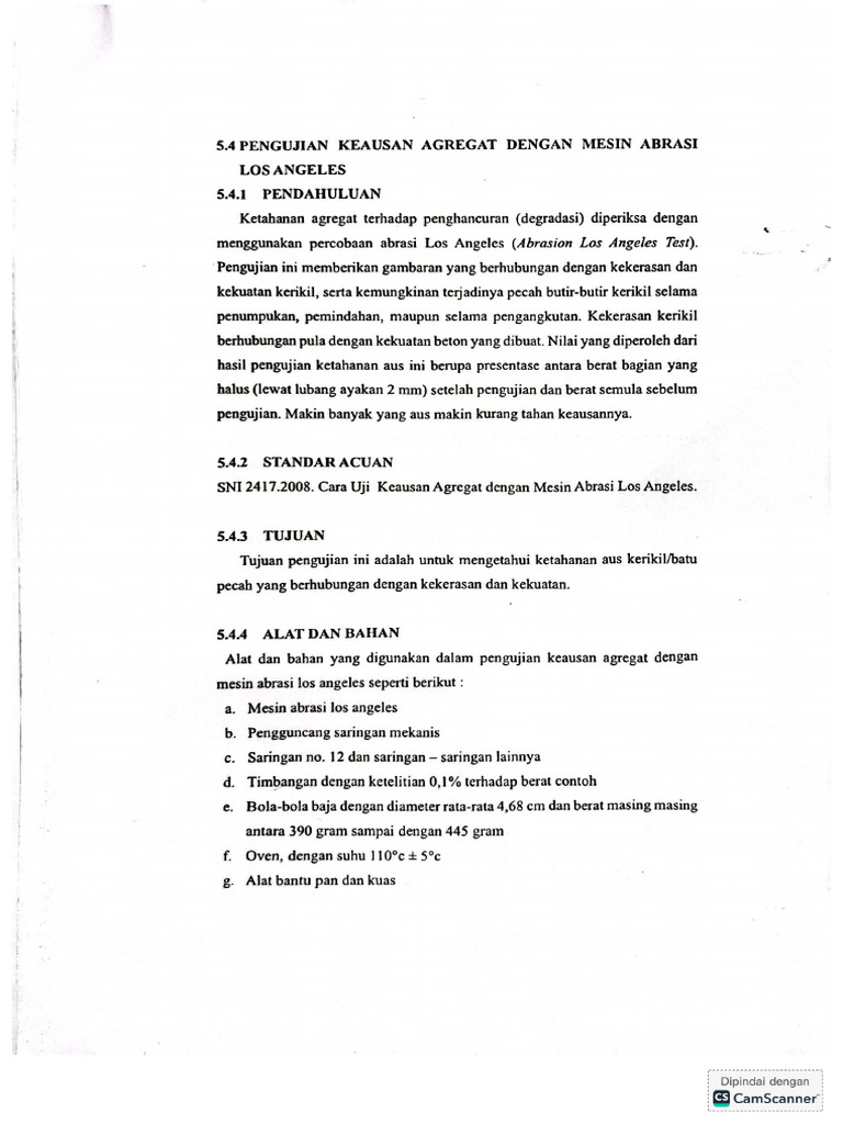 Pengujian Keausan Agregat Dengan Mesin C8 - 20240110130 - Sassy ...