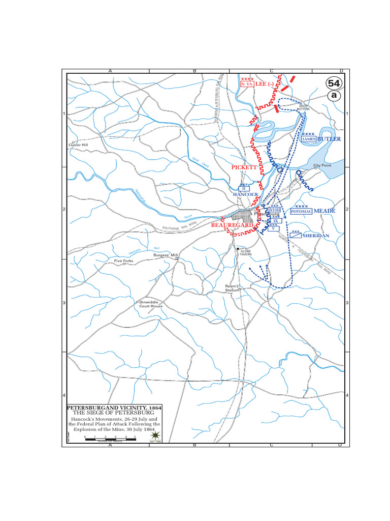 Hancock's Movements, 26-29 July 1864 | PDF | Battles | Military Operations