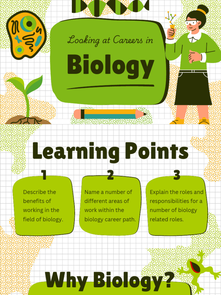 Careers in Biology: Opportunities & Skills | PDF | Biologist ...