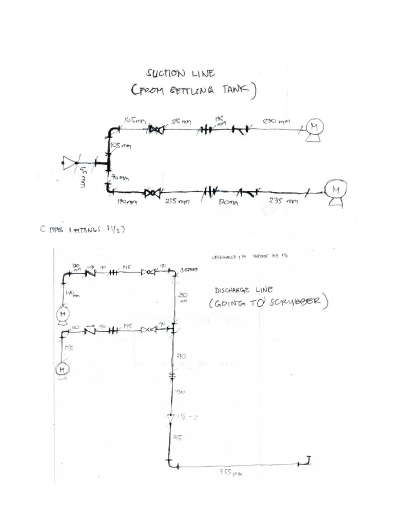 Spray Pump Piping Draft | PDF