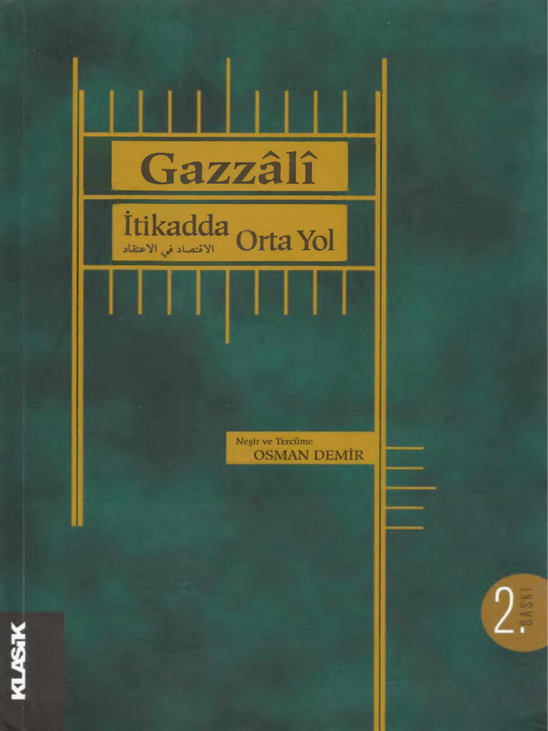 Gazzali - İtikadda Orta Yol | PDF