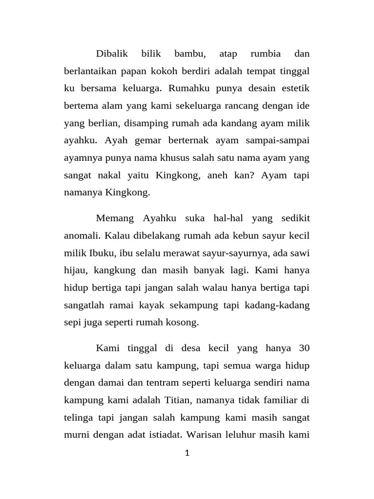 Kisah Nares: Impian Menari dan Rintangan | PDF