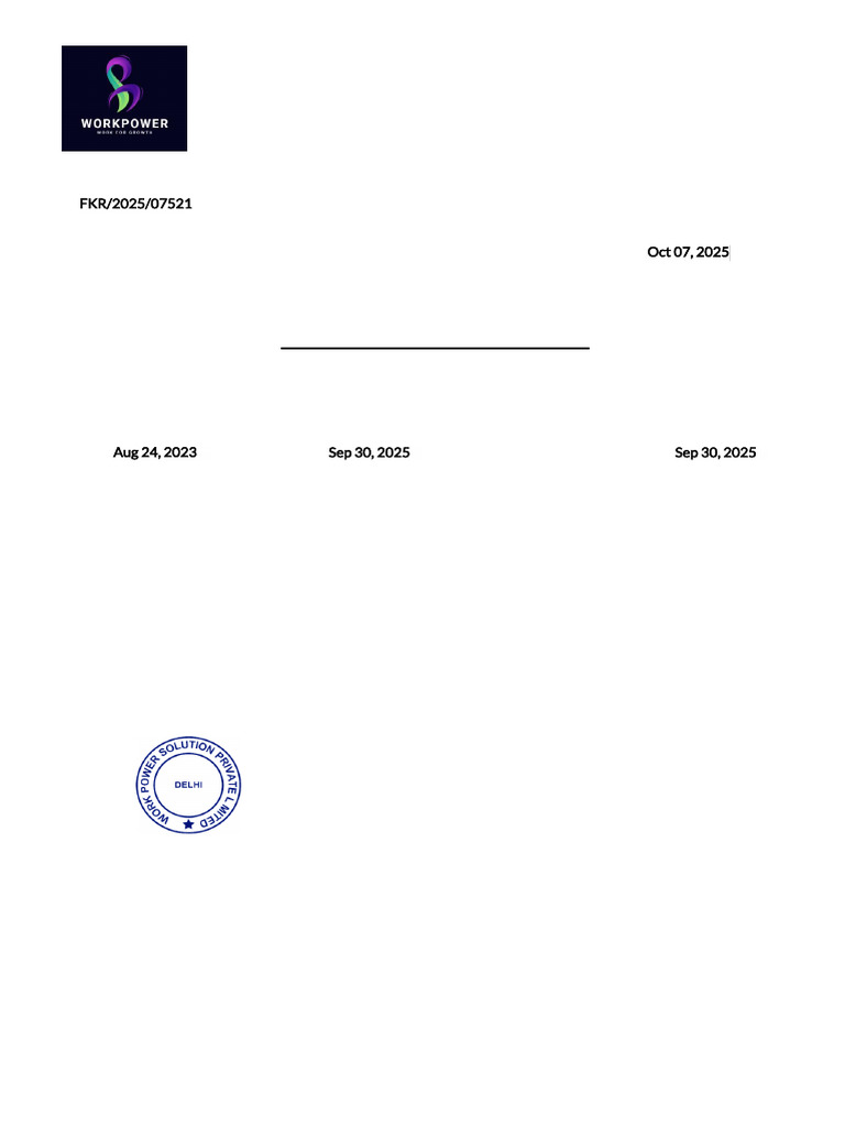 Experience Certificate | PDF