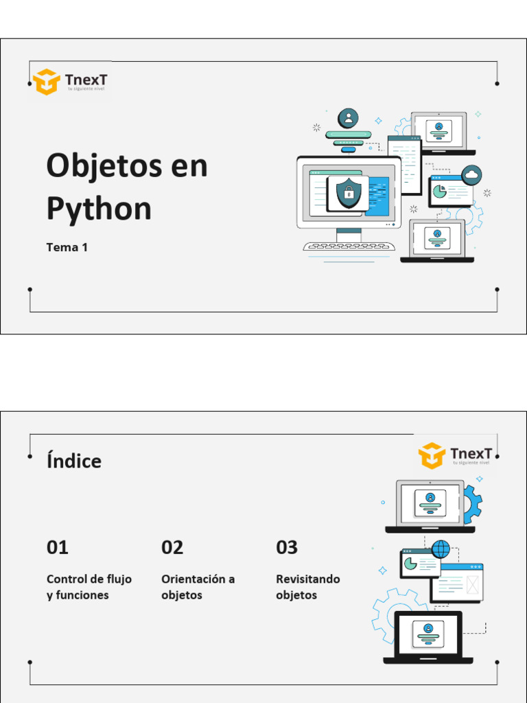 Tema 01 Objetos en Python | PDF | Objeto (informática) | Python (lenguaje de programación)